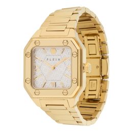 Philipp Plein Uhr 'Edge' Damen Gr&ouml;&szlig;e One Size gold / wei&szlig;