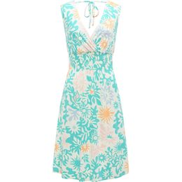 Ragwear Kleid 'Aini' Damen Gr&ouml;&szlig;e 38 t&uuml;rkis / orange / hellpink / wei&szlig;