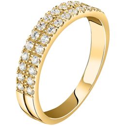 Christ Ring female size 54 Gold / Transparent