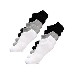 Occulto Sneaker Socken 'Johannes' Herren Gr&ouml;&szlig;e 47/50 graumeliert / schwarz / wei&szlig;