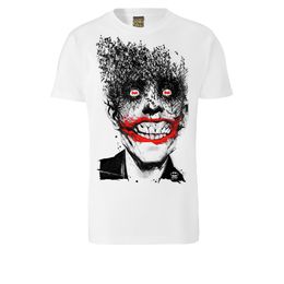 logoshirt T-Shirt 'Batman - Joker Bats' Damen Gr&ouml;&szlig;e S wei&szlig;