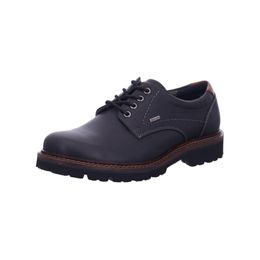 Sioux Schn&uuml;rschuh 'Sneaker Herren 383 50 Echtleder in schwarz' Herren Gr&ouml;&szlig;e 43 schwarz