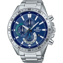 Casio Analoguhr ' EDIFICE' Herren Gr&ouml;&szlig;e One Size blau / gr&uuml;n / schwarz / silber
