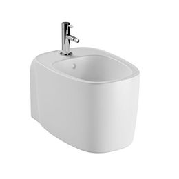 Vitra Plural Wand-Bidet 7831B401-0288 36x54,5cm, &Uuml;berlauf, 1 Hahnloch mittig, edelwei&szlig;, VC