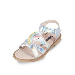 Denokids Sandals girl size 34 Light blue / Rose / Silver / White