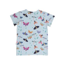 Walkiddy Shirt 'Colorful Butterflies' M&auml;dchen Gr&ouml;&szlig;e 146 blau