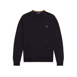 Fred Perry Pullover Herren Gr&ouml;&szlig;e M blau / braun