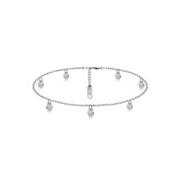 Kim Johanson Fu&szlig;schmuck 'Coin' Damen Gr&ouml;&szlig;e 21 cm silber