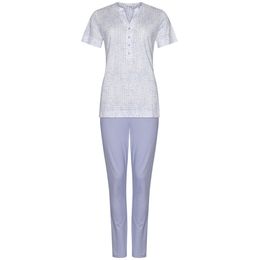 PASTUNETTE Pyjama Damen Gr&ouml;&szlig;e M hellblau Sommerkleid