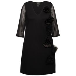 Ulla Popken Kleid Damen Gr&ouml;&szlig;e 46/48 schwarz Sommerkleid