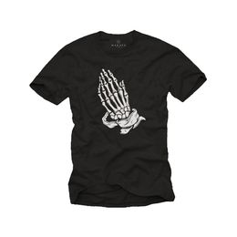 Makaya Shirt 'Pray' Herren Gr&ouml;&szlig;e XXL schwarz
