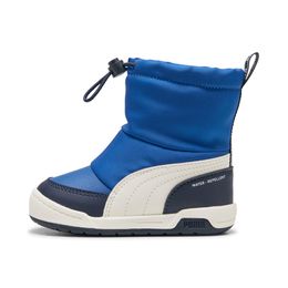 Puma Stiefel Jungen Gr&ouml;&szlig;e 24 blau / marine / wei&szlig;