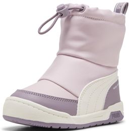 Puma Snow Boots 'Multiflex 2' boy size 21 Purple / Rose / White
