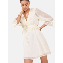 Lipsy Dress female size 38 Pearl white