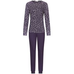 PASTUNETTE Pyjama Damen Gr&ouml;&szlig;e XXXL dunkellila Sommerkleid