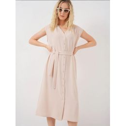 Bigdart Kleid Damen Gr&ouml;&szlig;e 36 creme Sommerkleid