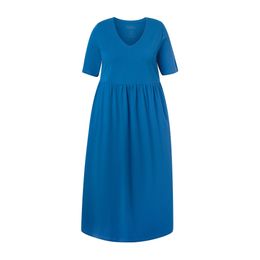 Ulla Popken Kleid Damen Gr&ouml;&szlig;e 58/60 petrol Sommerkleid
