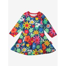 Toby tiger Kleid 'Blumen-Druck' M&auml;dchen Gr&ouml;&szlig;e 128 blau