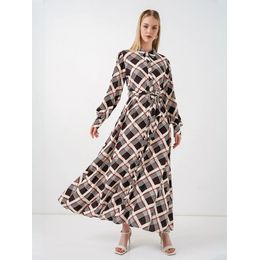 Bigdart Midi Kleid Damen Gr&ouml;&szlig;e 36 braun Sommerkleid