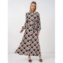 Bigdart Midi Kleid Damen Gr&ouml;&szlig;e 40 rot / schwarz / wei&szlig; Sommerkleid