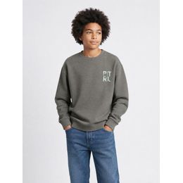 PETROL INDUSTRIES Sweatshirt mit Print ironhill in Grau | Gr.: 164