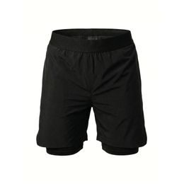 Saved Lab Sporthose 'SL-450 Short (2 in 1)' Herren Gr&ouml;&szlig;e L schwarz