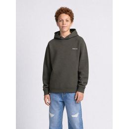 PETROL INDUSTRIES Lockerer Hoodie mit Print ironrun in Grau | Gr.: 176