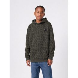 PETROL INDUSTRIES Hoodie mit Allover-Print Forgeplace in Grau | Gr.: 104