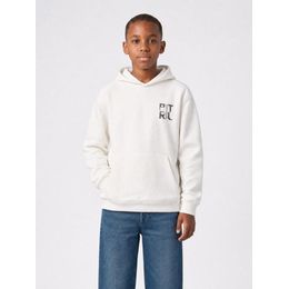 PETROL INDUSTRIES L&auml;ssiger Hoodie mit Print Millplace in Wei&szlig; | Gr.: 128