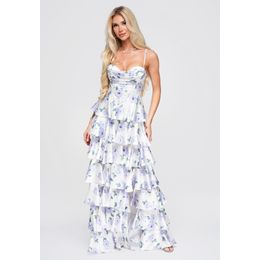 Ombre Abendkleid Damen Gr&ouml;&szlig;e 36 purpur Sommerkleid