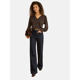 Love & Roses Bluse Damen Gr&ouml;&szlig;e 5XL schoko