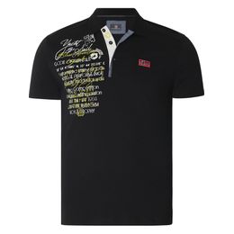 Jan Vanderstorm Poloshirt 'Jano' Herren Gr&ouml;&szlig;e XL gelb / schwarz / wei&szlig;