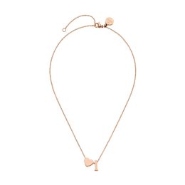 PURELEI Kette 'Letter Heart I' Damen Gr&ouml;&szlig;e 50 / 55cm rosegold