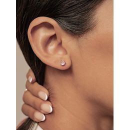 Hey Happiness Ohrringe 'Pink Gemstone' Damen Gr&ouml;&szlig;e One Size gold
