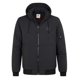 PETROL INDUSTRIES Bomberjacke mit Kapuze ironvalley in Schwarz | Gr.: M