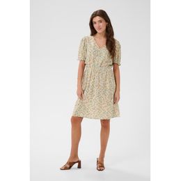 Cream Kleid CRTiah Feminine in Green Flower Print | Gr.: 42