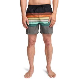 Billabong Badeshorts 'All Day' Herren Gr&ouml;&szlig;e XS blau / gelb / orange / schwarz