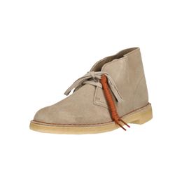 Clarks Schn&uuml;rstiefel 'Desert Boot Sand Suede' Herren Gr&ouml;&szlig;e 43 beige
