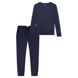 Schiesser Pajama 'Mix & Relax' female size S Blue