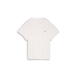 Tom Tailor T-Shirt Damen Gr&ouml;&szlig;e M pastellblau / rosa / wei&szlig;