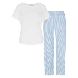 Mey Pyjama 'Night2Day' Damen Gr&ouml;&szlig;e M blau Sommerkleid
