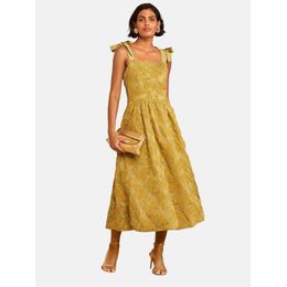 Love & Roses Kleid Damen Gr&ouml;&szlig;e 48 senf Sommerkleid