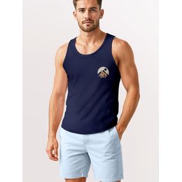 Neverless Shirt 'Mountain Scape' Herren Gr&ouml;&szlig;e M navy