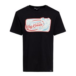 King Kerosin Shirt 'California Surfin' male size L Black