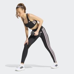 adidas Performance Sporthose 'Optime Essentials' Damen Gr&ouml;&szlig;e S schwarz / wei&szlig;