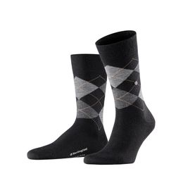 Burlington Socken 'Edinburgh' Herren Gr&ouml;&szlig;e 40/46 graumeliert / schwarz