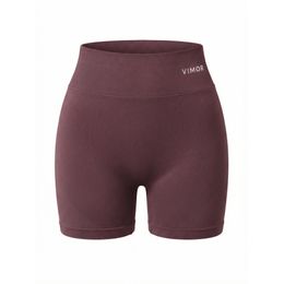 Vimor Leggings 'Joy Scrunch Shorts' Damen Gr&ouml;&szlig;e L beere
