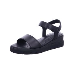 Tamaris Sandals 'Sandalette Damen 1-28203-42 001 Echtleder in schwarz' female size 41 Black