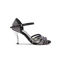 Dancing Queens Pumps 'Sparkle Shine Tanzschuhe Satin - Absatz 8.0 cm thin' Damen Gr&ouml;&szlig;e 39 schwarz