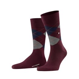 Burlington Socken 'Edinburgh' Herren Gr&ouml;&szlig;e 40/46 purpur